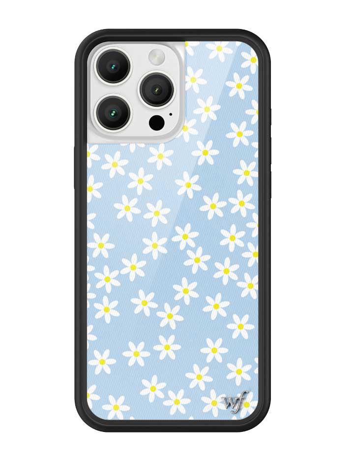 Blue Daisy iPhone Case Silicone Drop-Proof Case | European and American ...