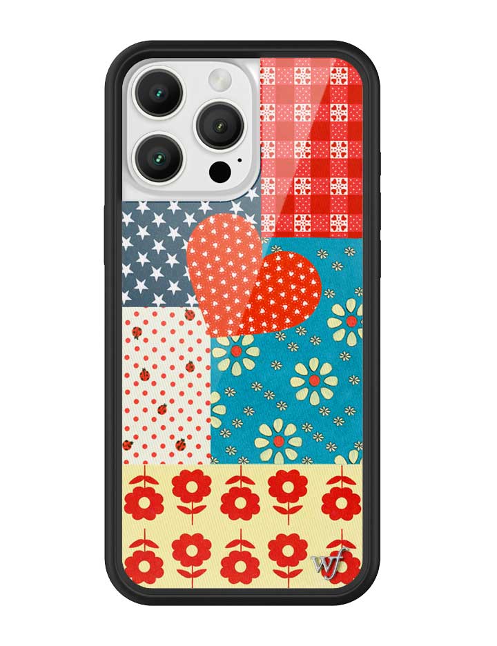 Flower Patch iPhone Case Silicone Drop-Proof Case | European and ...