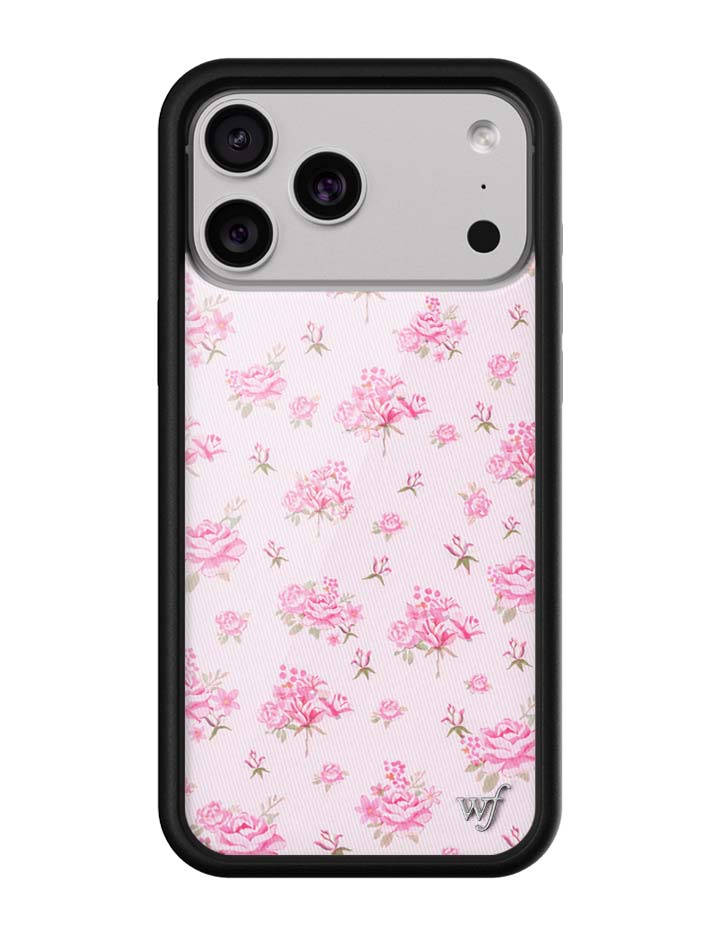 Forget Me Not | Pink Silicone Anti-Drop Phone Case | European and ...